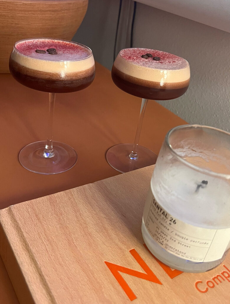 Raspberry Rose Espresso Martini - Live Moore